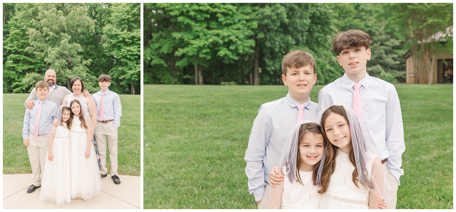 First Communion Photos | Northern Virginia | Sophia and Lilly